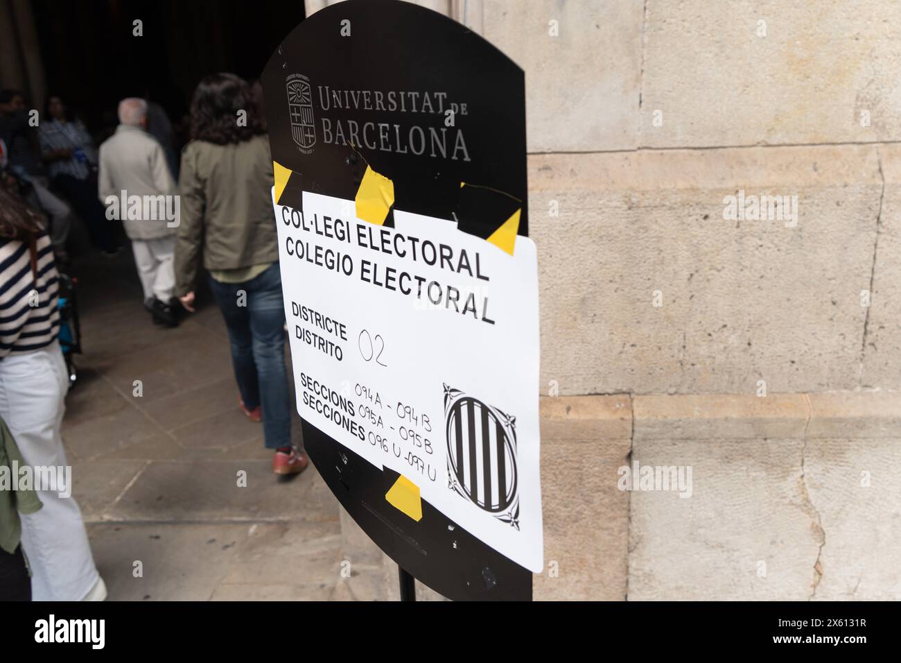 Barcelona, Spain. 12th May, 2024. The electoral day in Catalonia ...