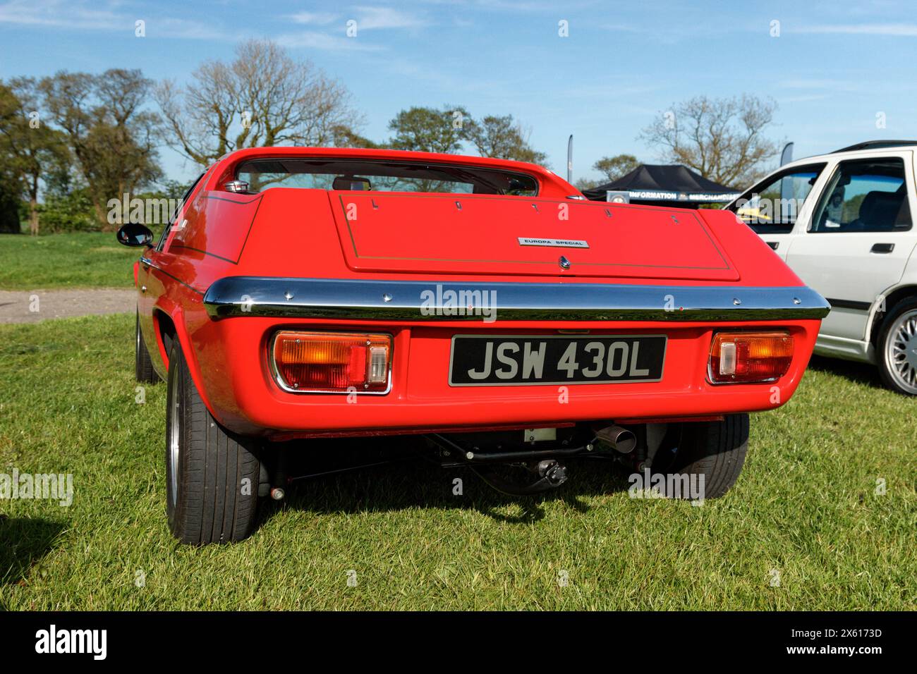 Lotus Europa Special. Wheels Up North, Longridge Stock Photo - Alamy