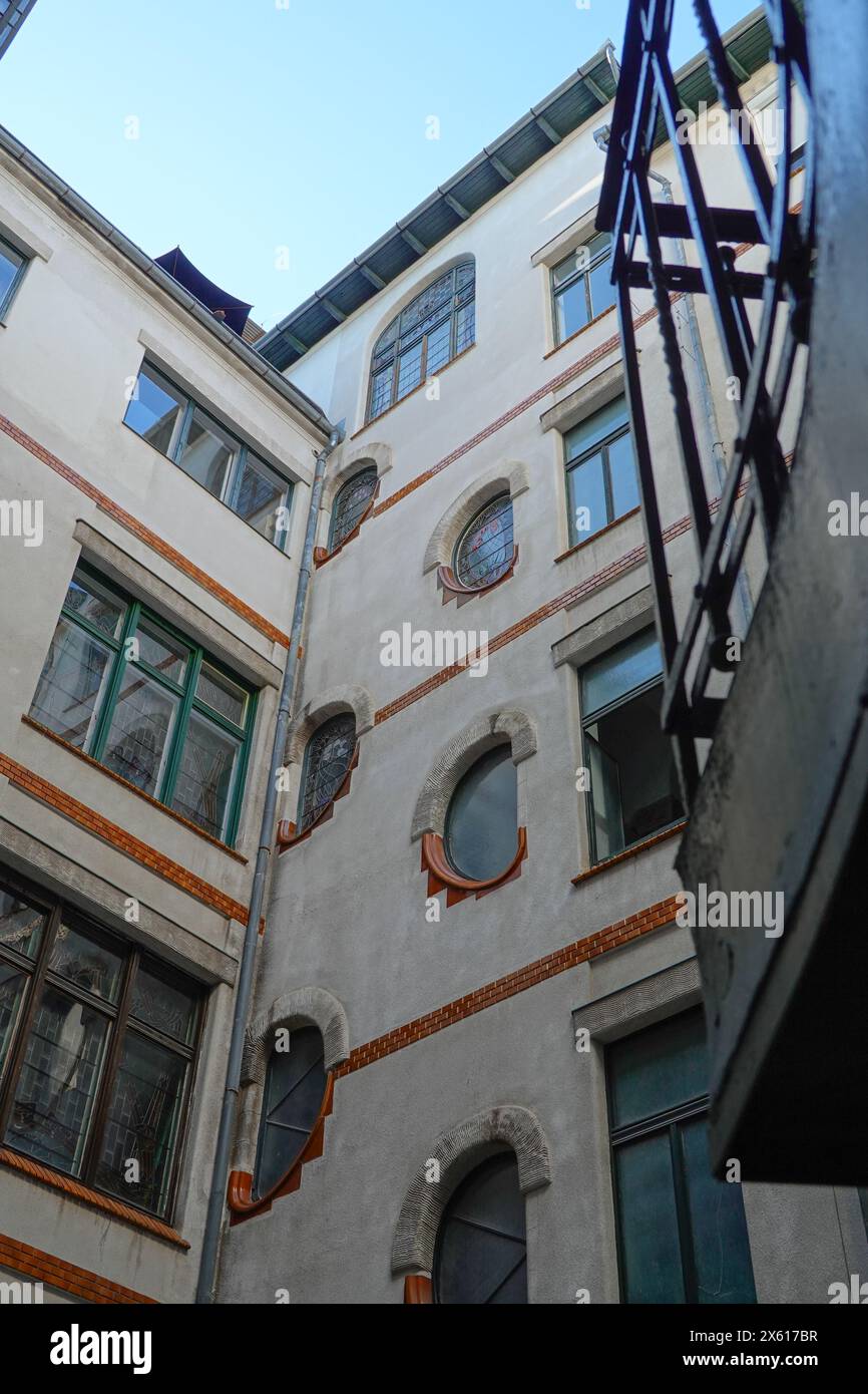 Budapest, Wohnhaus Béla Bedö, Honved utca 3, Emil Vidor 1903 ...