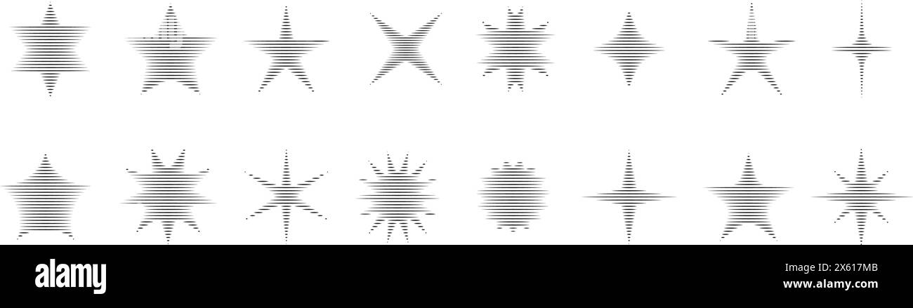 Star Shapes Symbol Icon Vector Illustration Stock Vector Image & Art ...