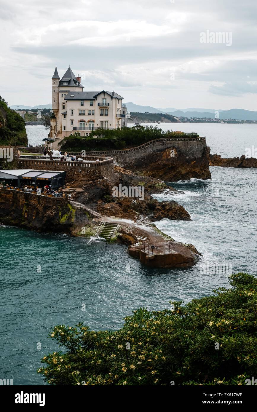Ville de Biarritz, Surf et vagues Stock Photo - Alamy