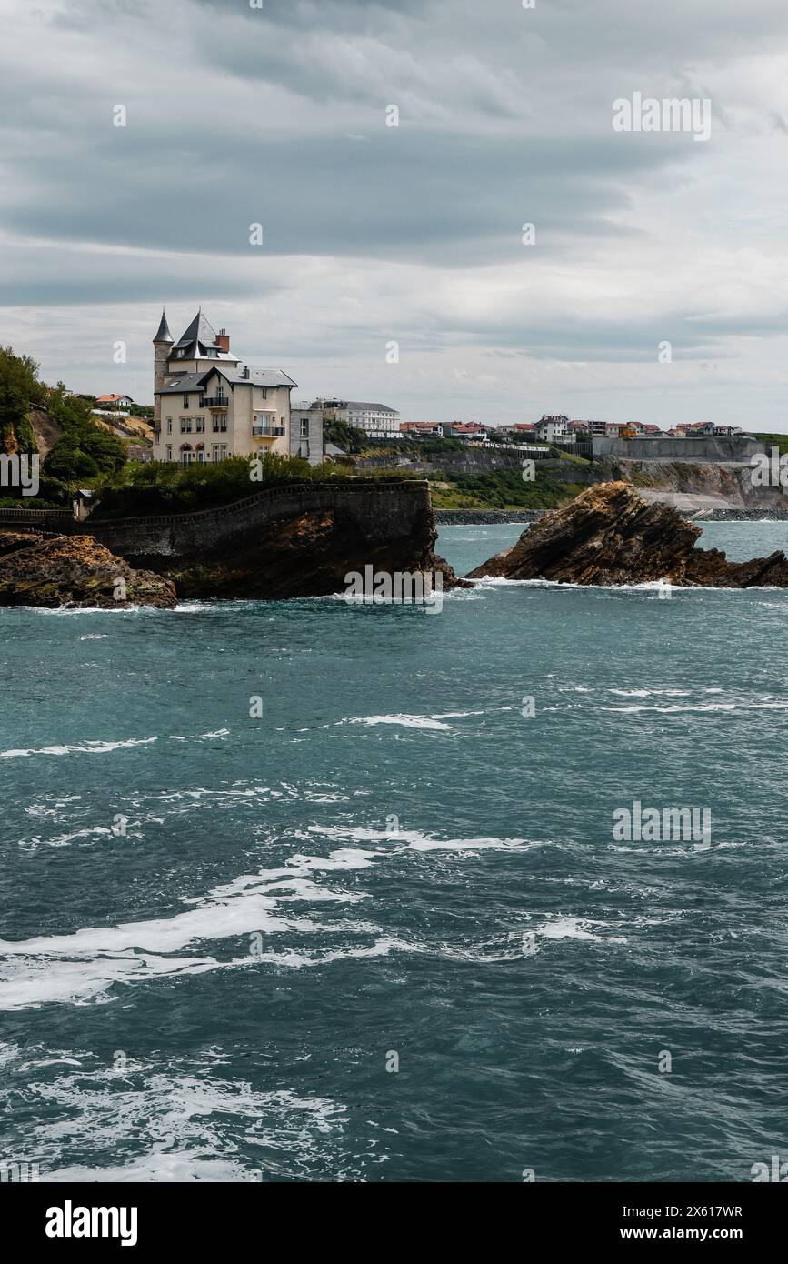Ville de Biarritz, Surf et vagues Stock Photo - Alamy