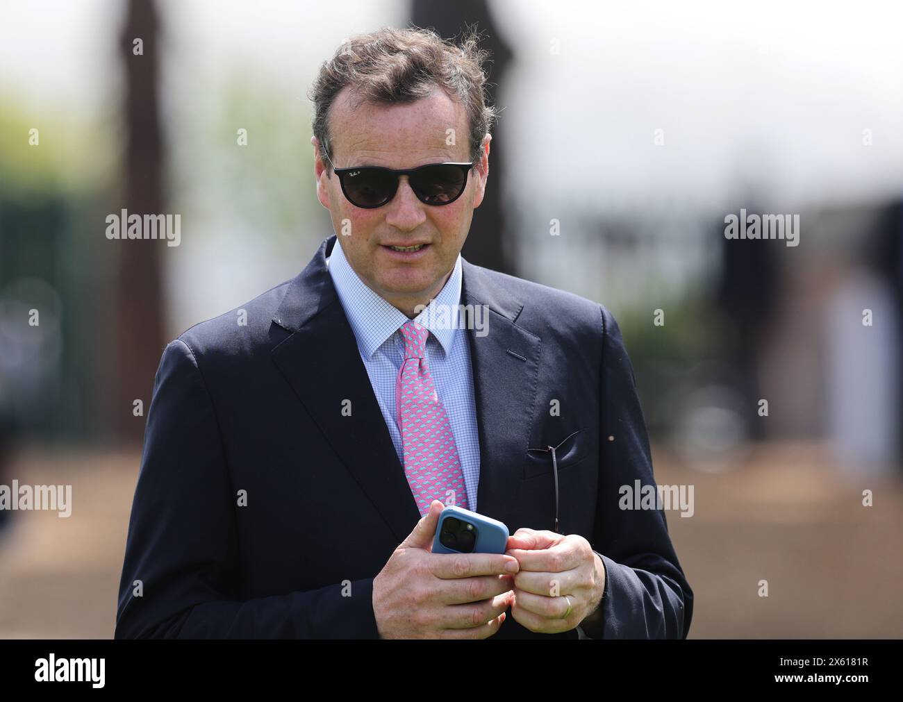 Trainer David Wachman during the Derby Trials Day at Leopardstown ...