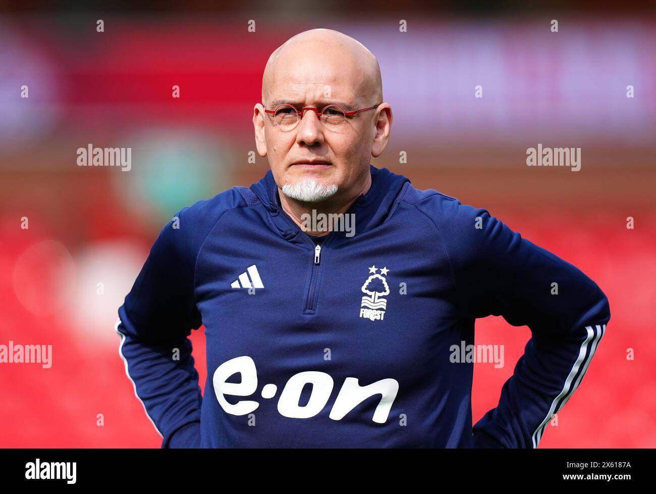 Nottingham Forest assistant manager Julio Figueroa ahead of the Premier ...