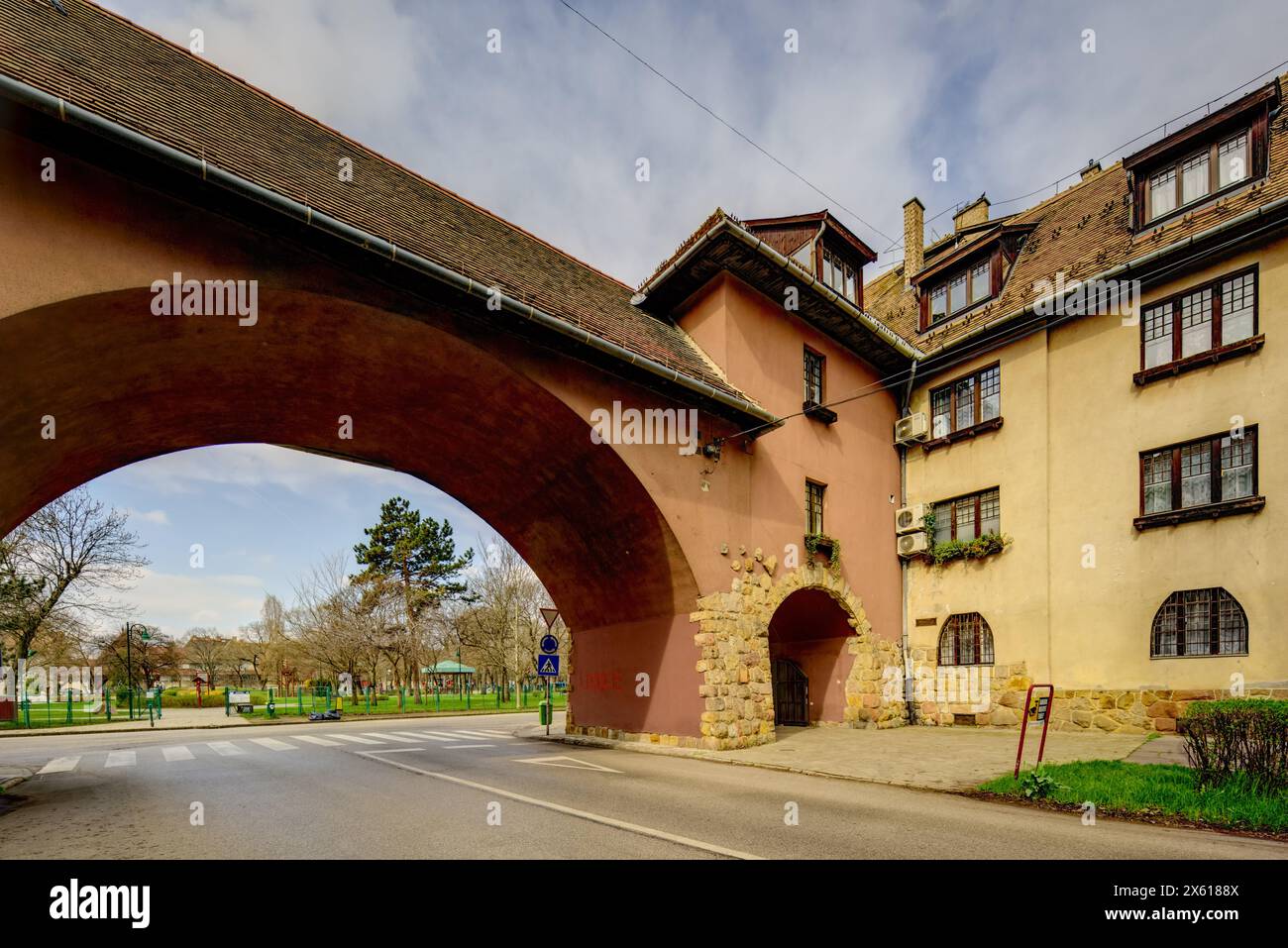 Wekerle-Siedlung (Wekerle-telep), Károly Kós 1908-1914, Torhaus ...
