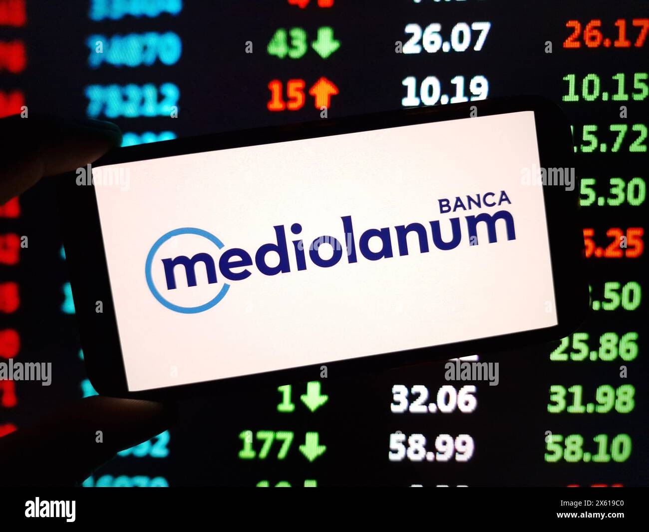 Mediolanum logo hi-res stock photography and images - Alamy
