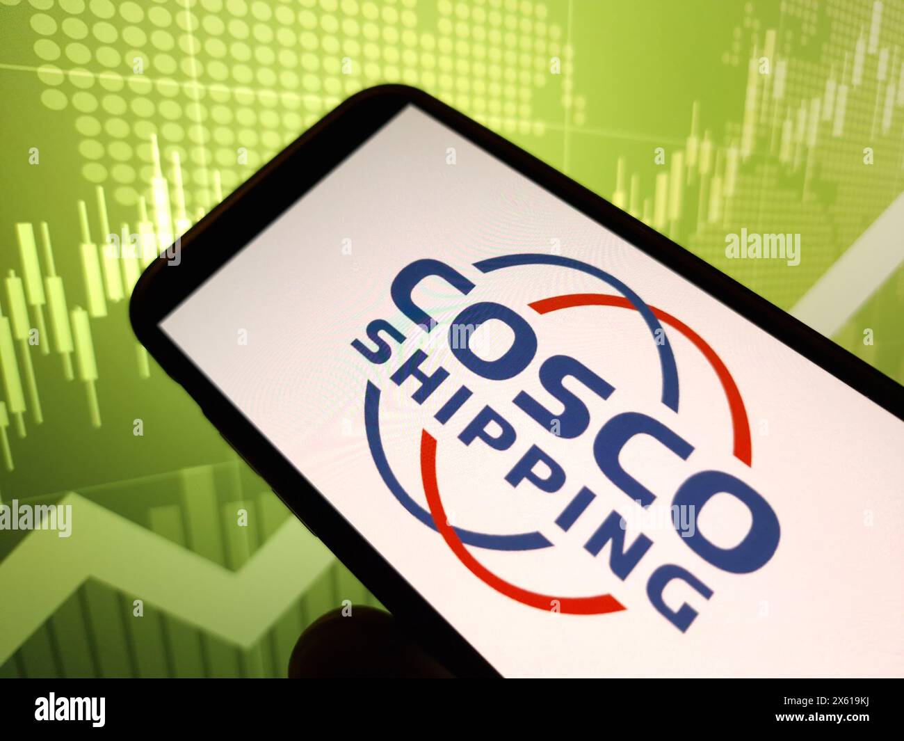 Konskie, Poland - May 11, 2024: Cosco Shipping Development company logo ...
