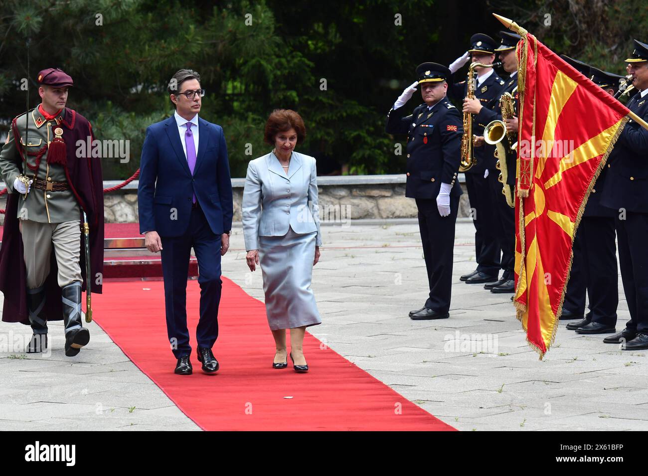 New elected President of North Macedonia Gordana Siljanovska Davkova R ...