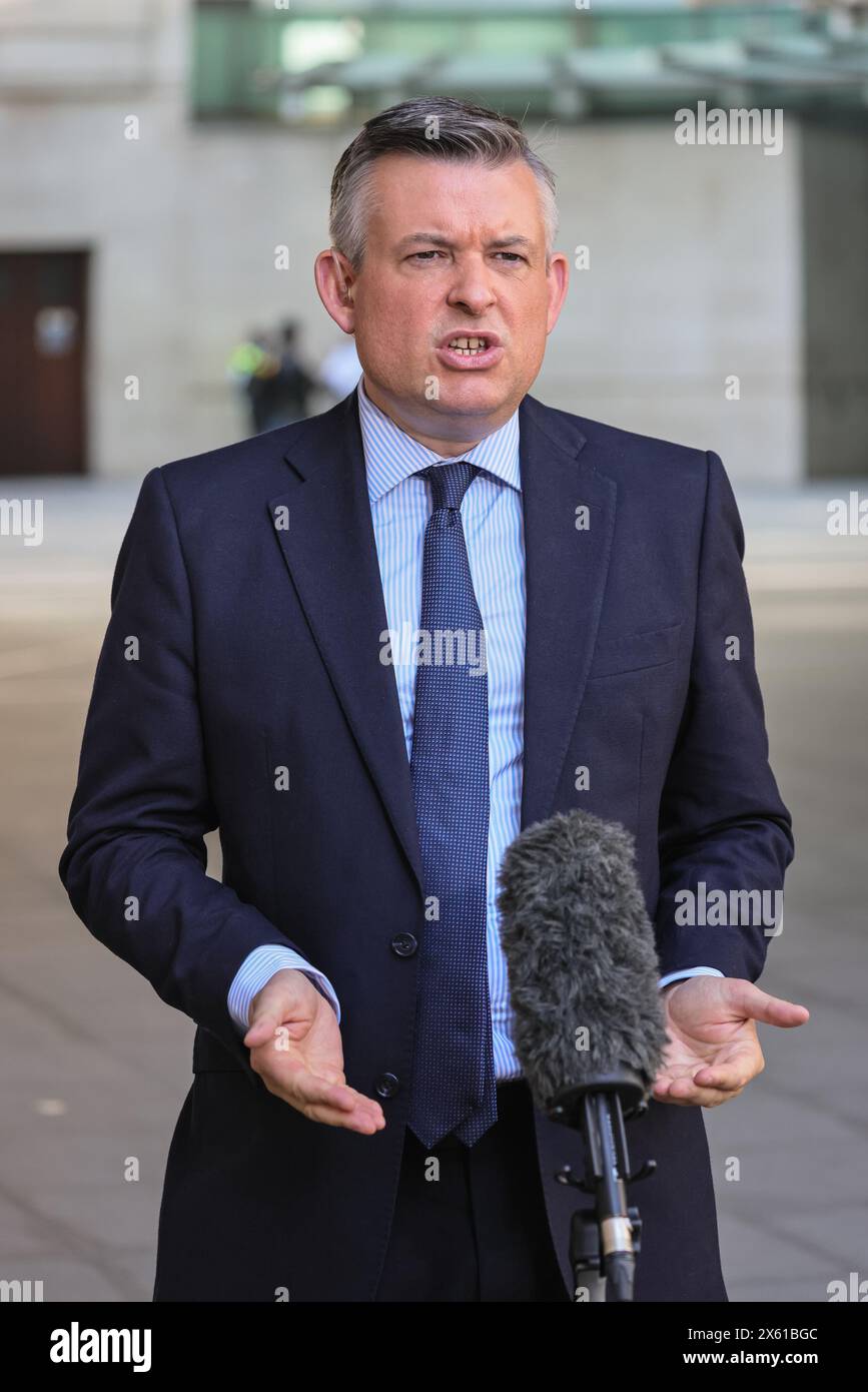 London, UK. 12th May, 2024. Jonathan Ashworth, MP, Labour Party, Shadow ...