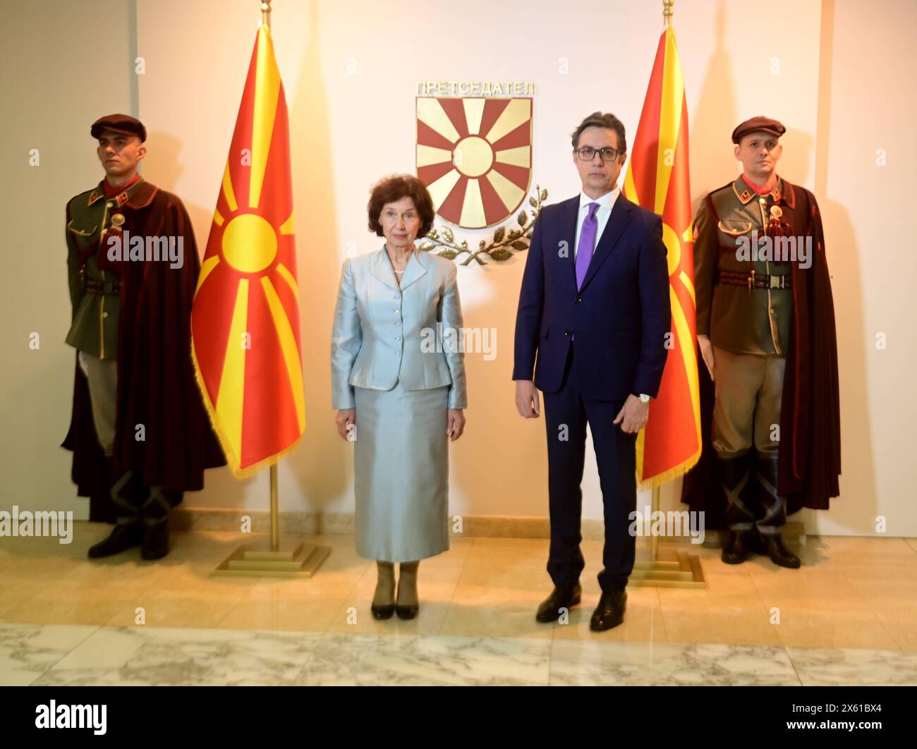 New elected President of North Macedonia Gordana Siljanovska Davkova R ...