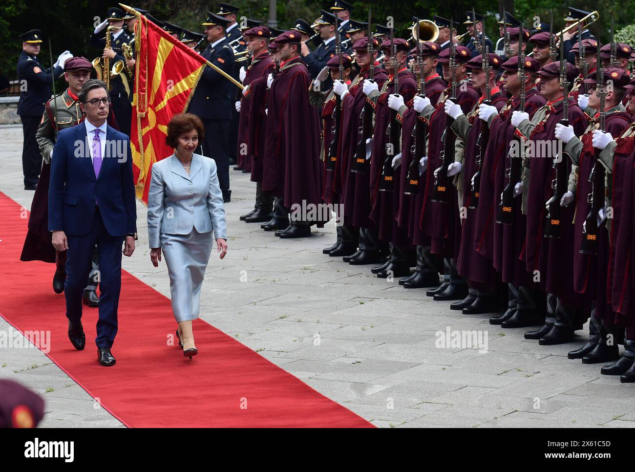 New elected President of North Macedonia Gordana Siljanovska Davkova R ...