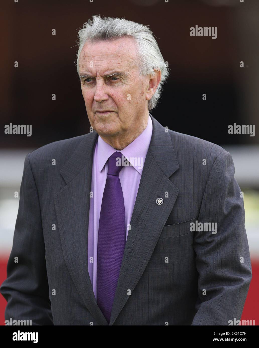 Trainer Jim Bolger during the Derby Trials Day at Leopardstown ...