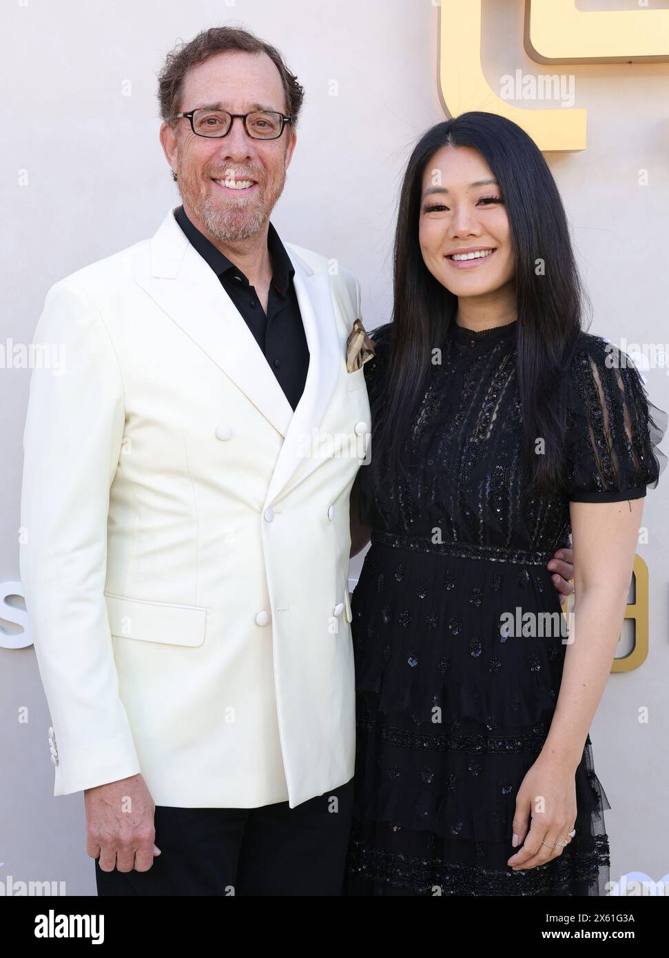 LOS ANGELES, CA - May 11. Rob Minkoff, Crystal Kung Minkoff at THE Gold ...