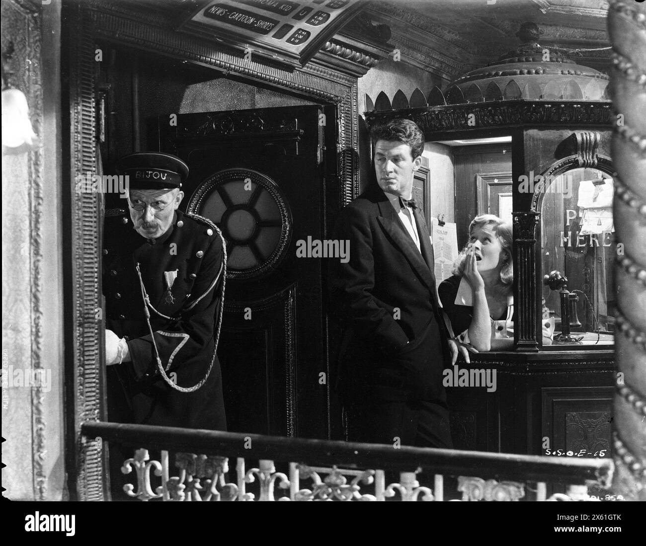 BERNARD MILES, BILL TRAVERS and VIRGINIA McKENNA scene from THE ...