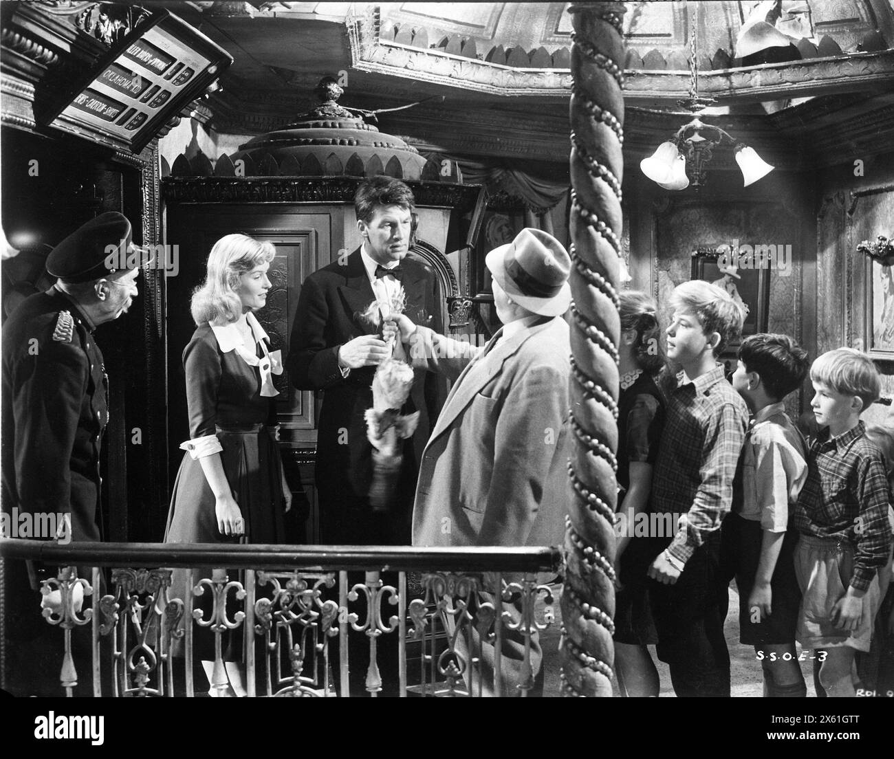 BERNARD MILES, VIRGINIA McKENNA and BILL TRAVERSin a scene from THE ...