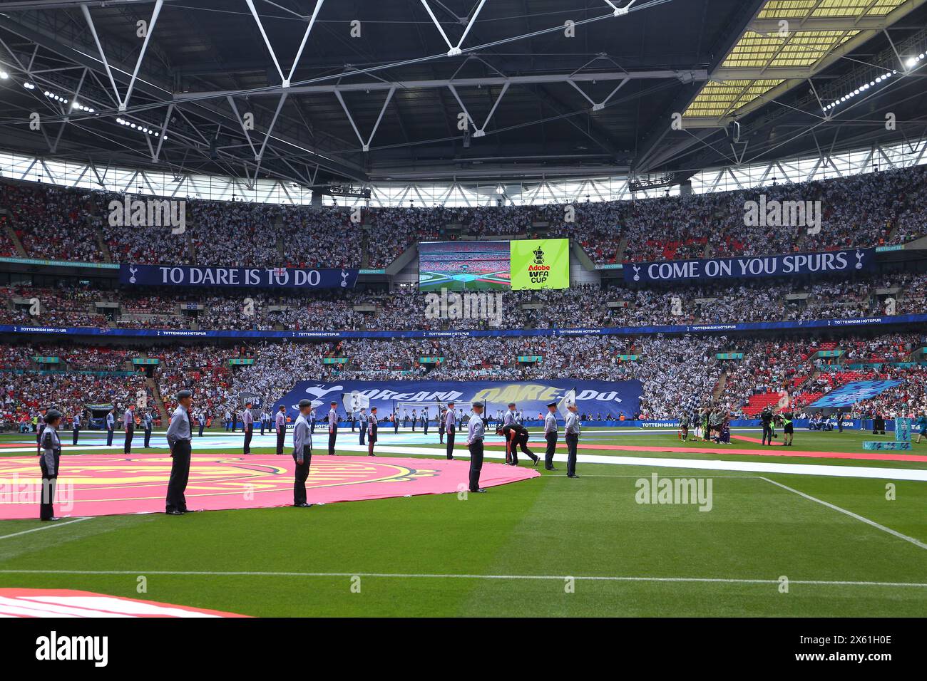 Wembley Stadium, London, UK. 12th May, 2024. Womens FA Cup Final ...