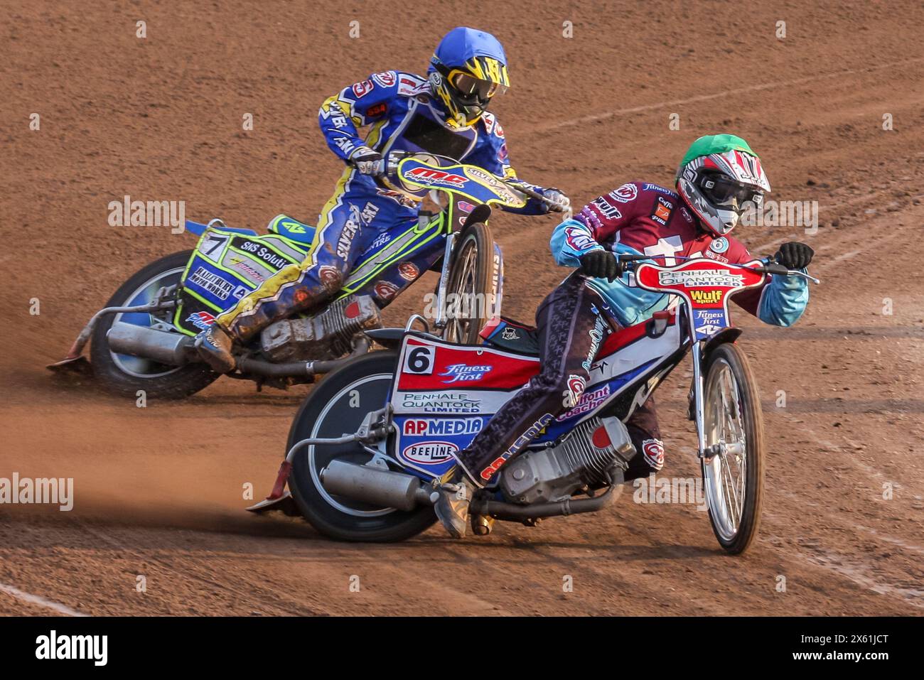 Phil Morris - current FIM Race Director - in his speedway racing days ...