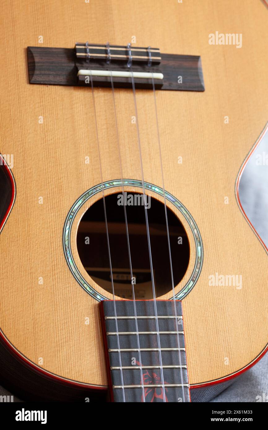 Tenor Ukulele, a popular four-string musical instrument Stock Photo - Alamy