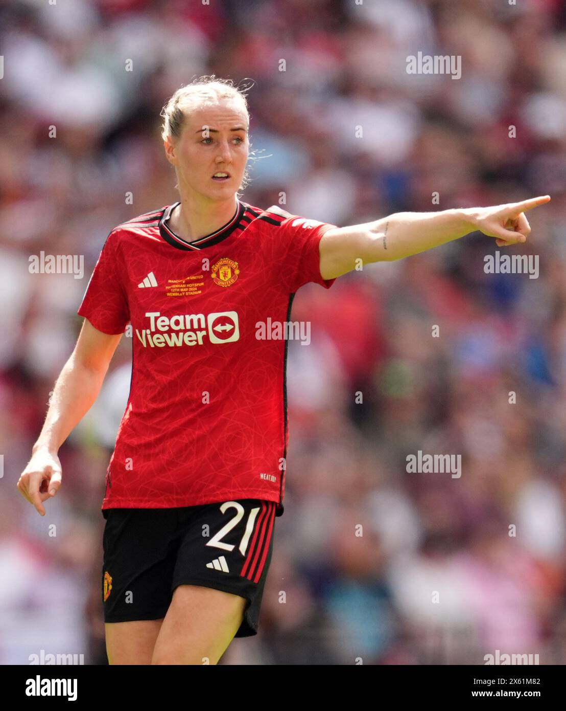 Manchester United's Millie Turner during the Adobe Women's FA Cup final ...
