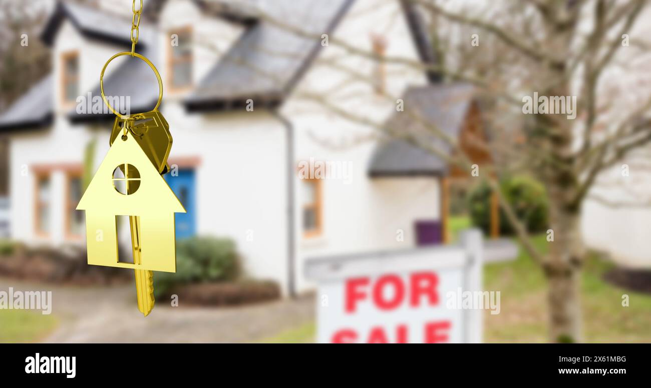 Animation gold house fob key hi-res stock photography and images - Alamy