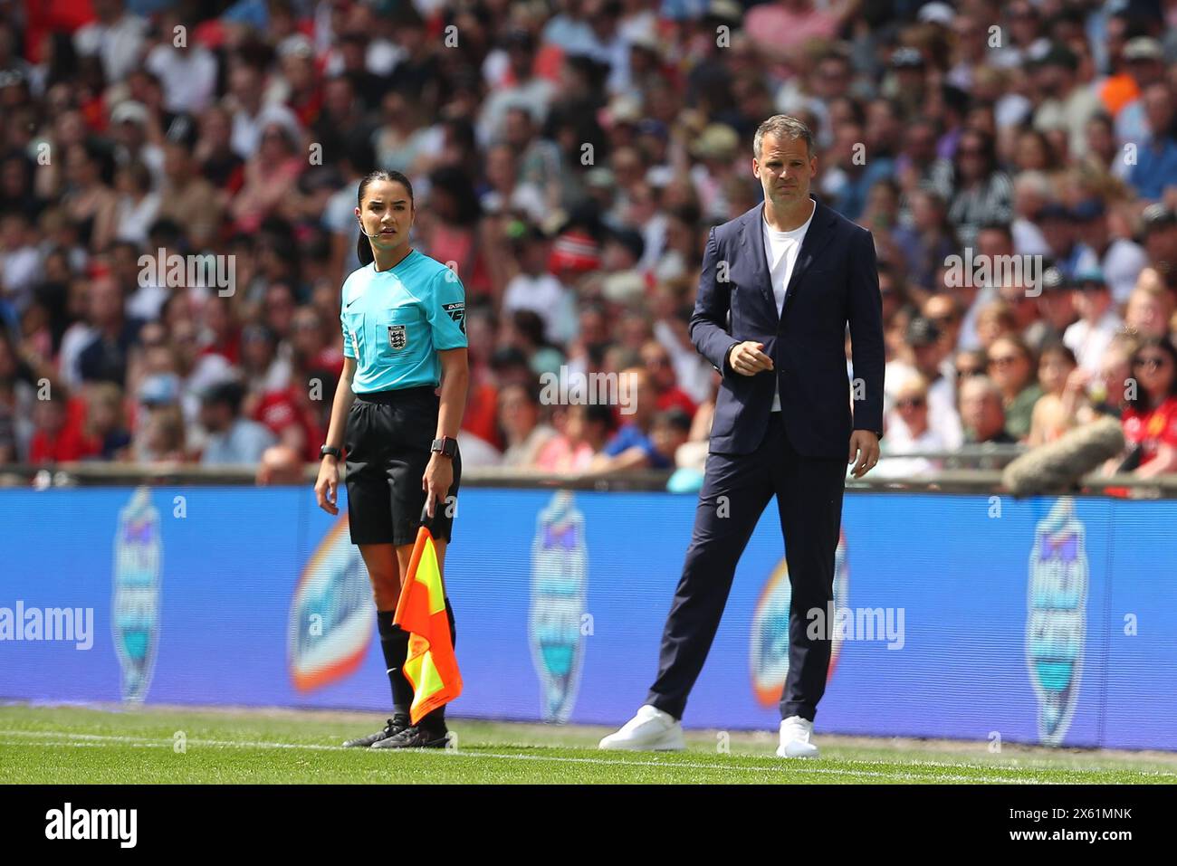 Wembley Stadium, London, UK. 12th May, 2024. Womens FA Cup Final ...