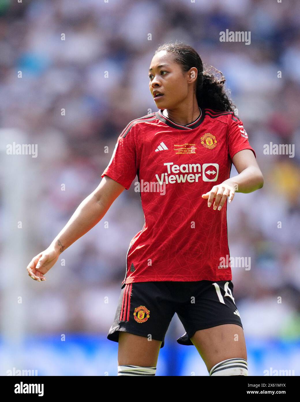 Manchester United's Jayde Riviere during the Adobe Women's FA Cup final ...