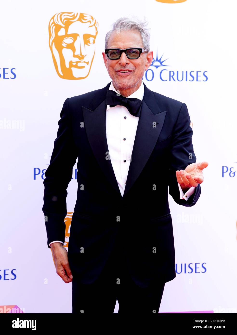 Jeff Goldblum attending the BAFTA TV Awards 2024, at the Royal Festival ...