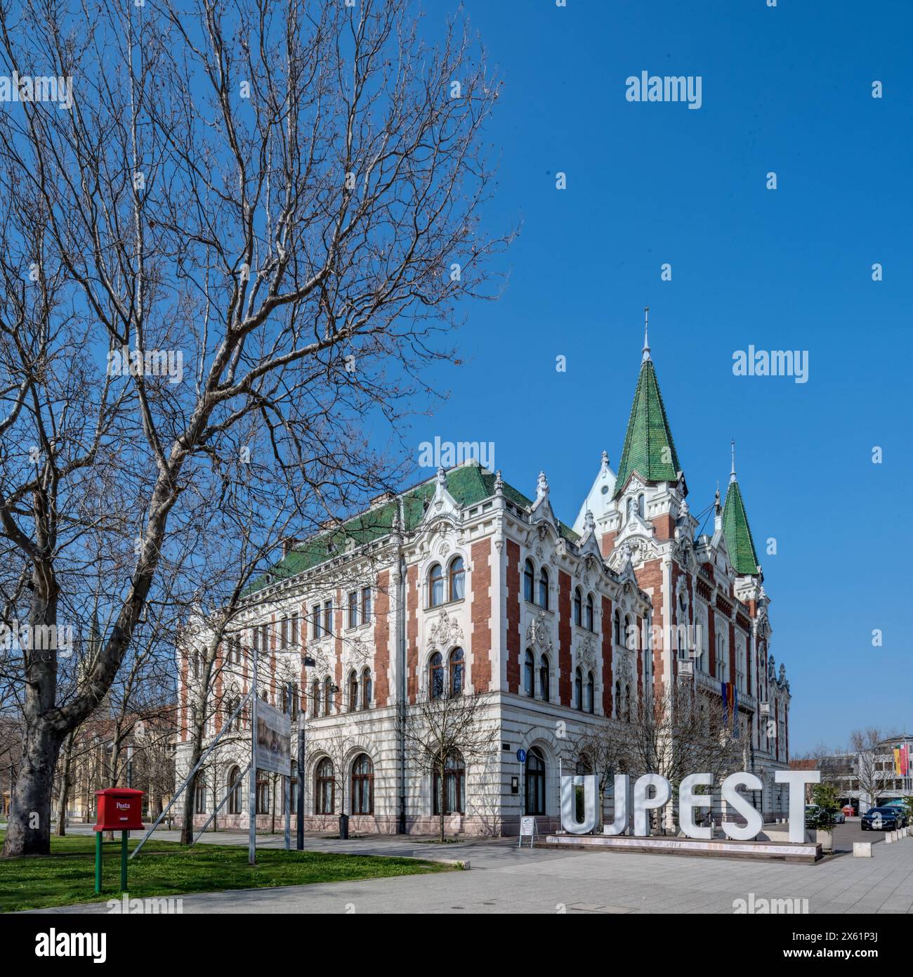 Rathaus von Ujpest, Armin Hegedüs 1899 // Ujpest Town Hall, Armin ...