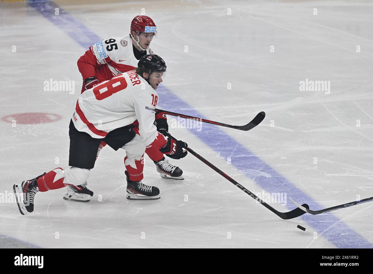 Prague, Czech Republic. 12th May, 2024. Denmark vs Canada group A match ...
