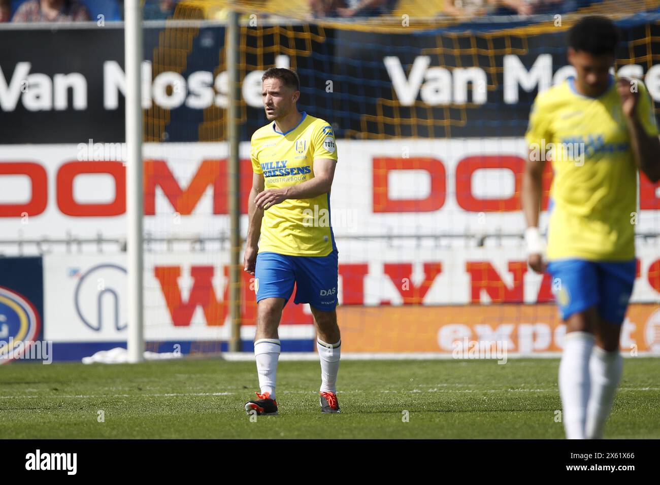 WAALWIJK - Aaron Meijers of RKC Waalwijk is disappointed during the Dutch Eredivisie match ...