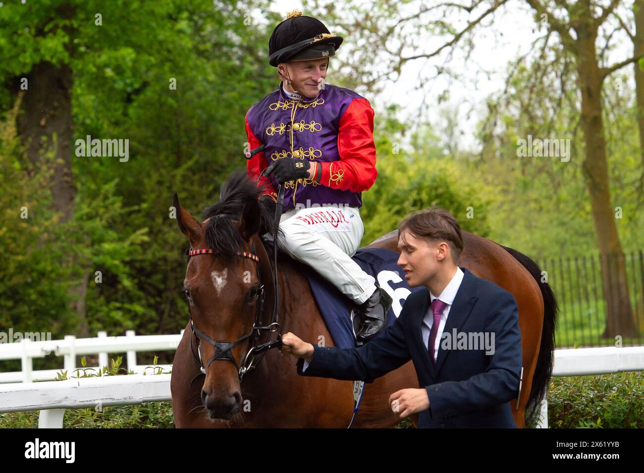 Windsor, Berkshire, UK. 6th May, 2024. Horse Gilded Water ridden by ...