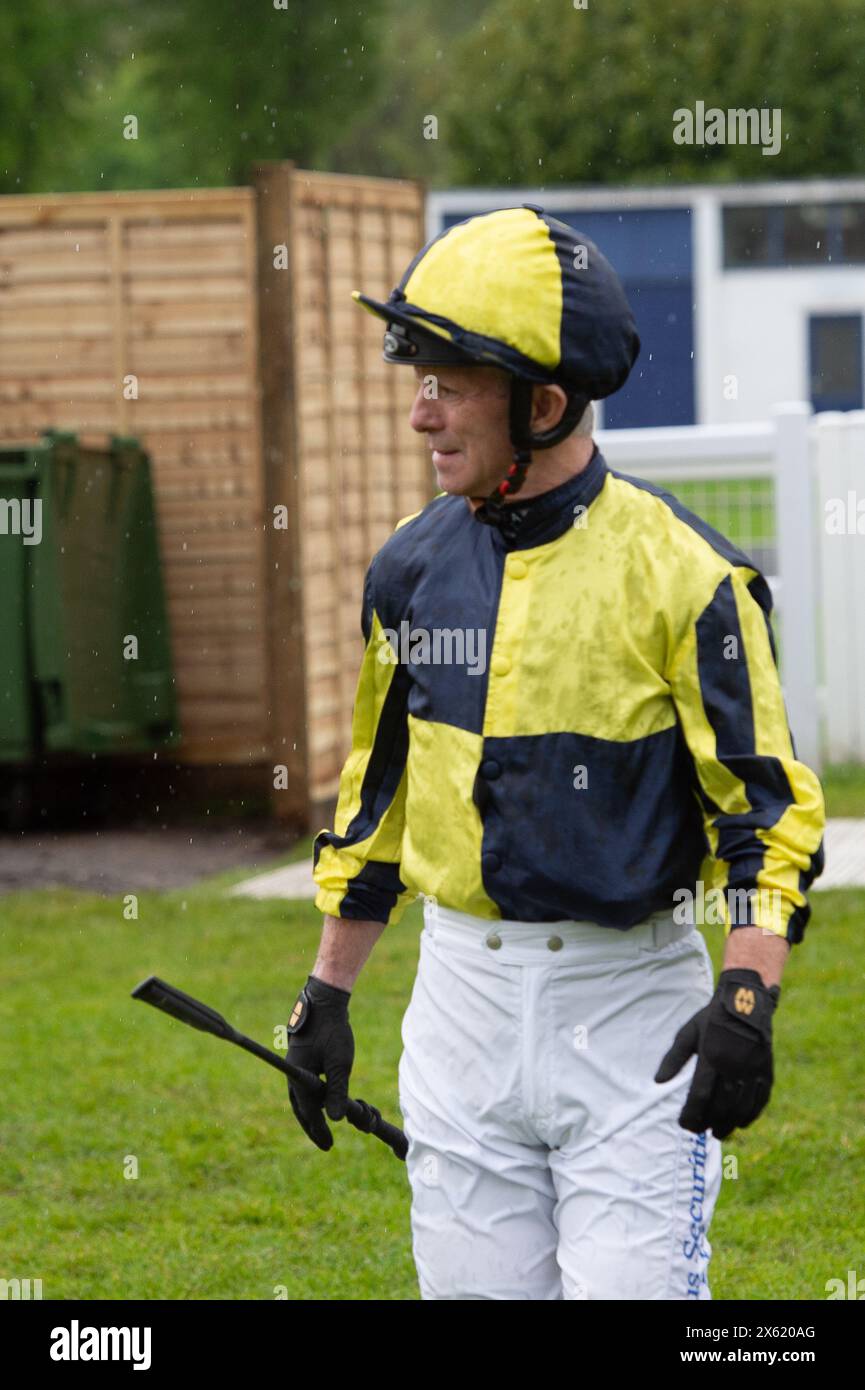 Windsor, Berkshire, UK. 6th May, 2024. Jockey Franny Norton heads out ...