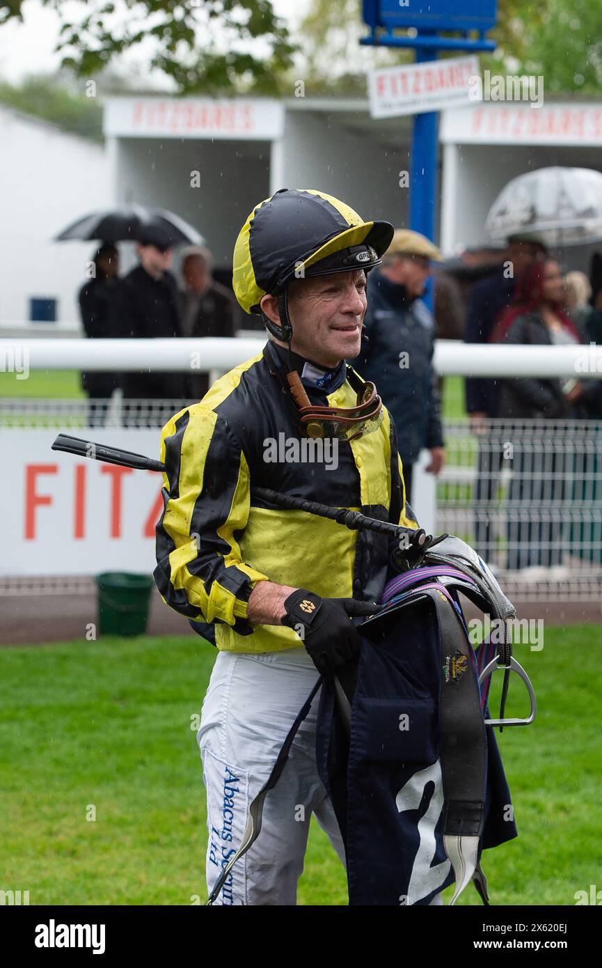 Windsor, Berkshire, UK. 6th May, 2024. Jockey Franny Norton aftere ...