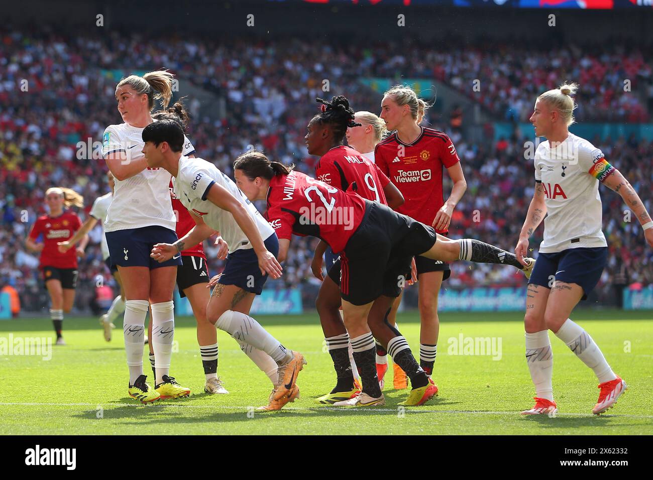 Wembley Stadium, London, UK. 12th May, 2024. Womens FA Cup Final ...