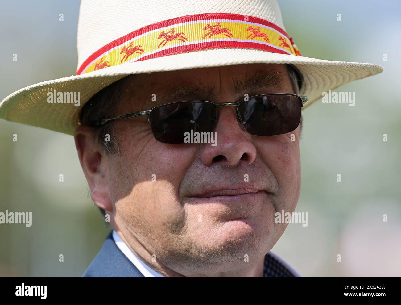 Trainer Ger Lyons during the Derby Trials Day at Leopardstown ...