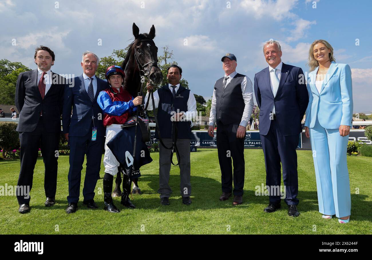 Winning connections and jockey Wayne Lordan with Los Angeles following ...