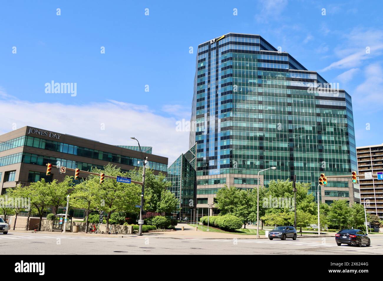 North Point Office Building and Tower downtown Cleveland in May 2024 ...