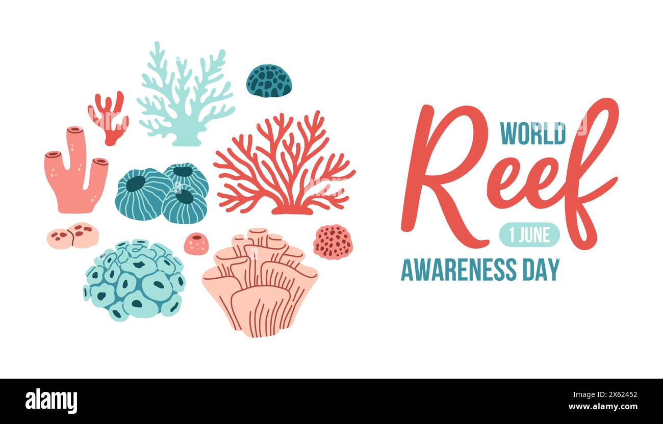 World Reef Awareness Day design template for celebration. World Reef ...