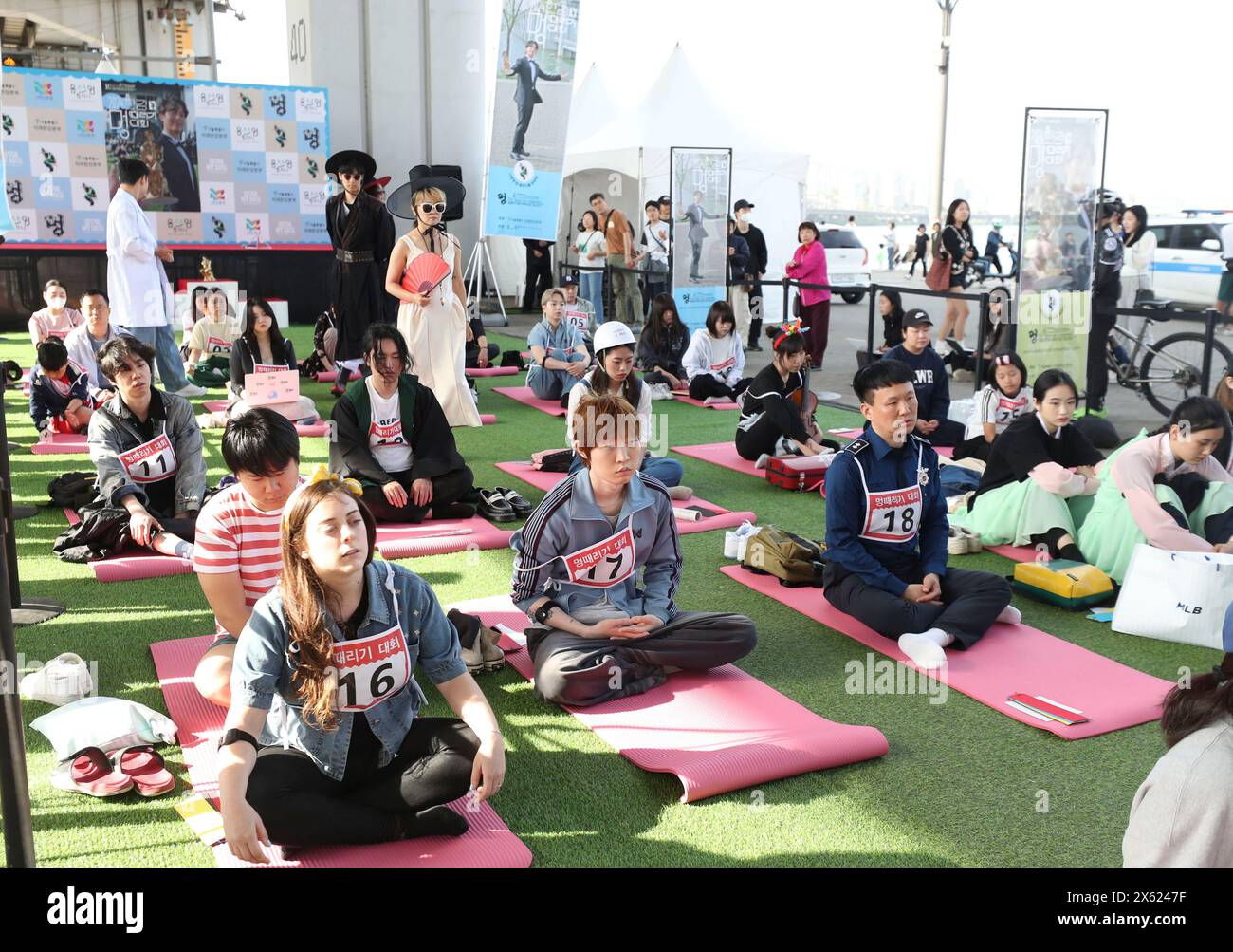 Seoul, South Korea. 12th May, 2024. Competitors participate in a space ...