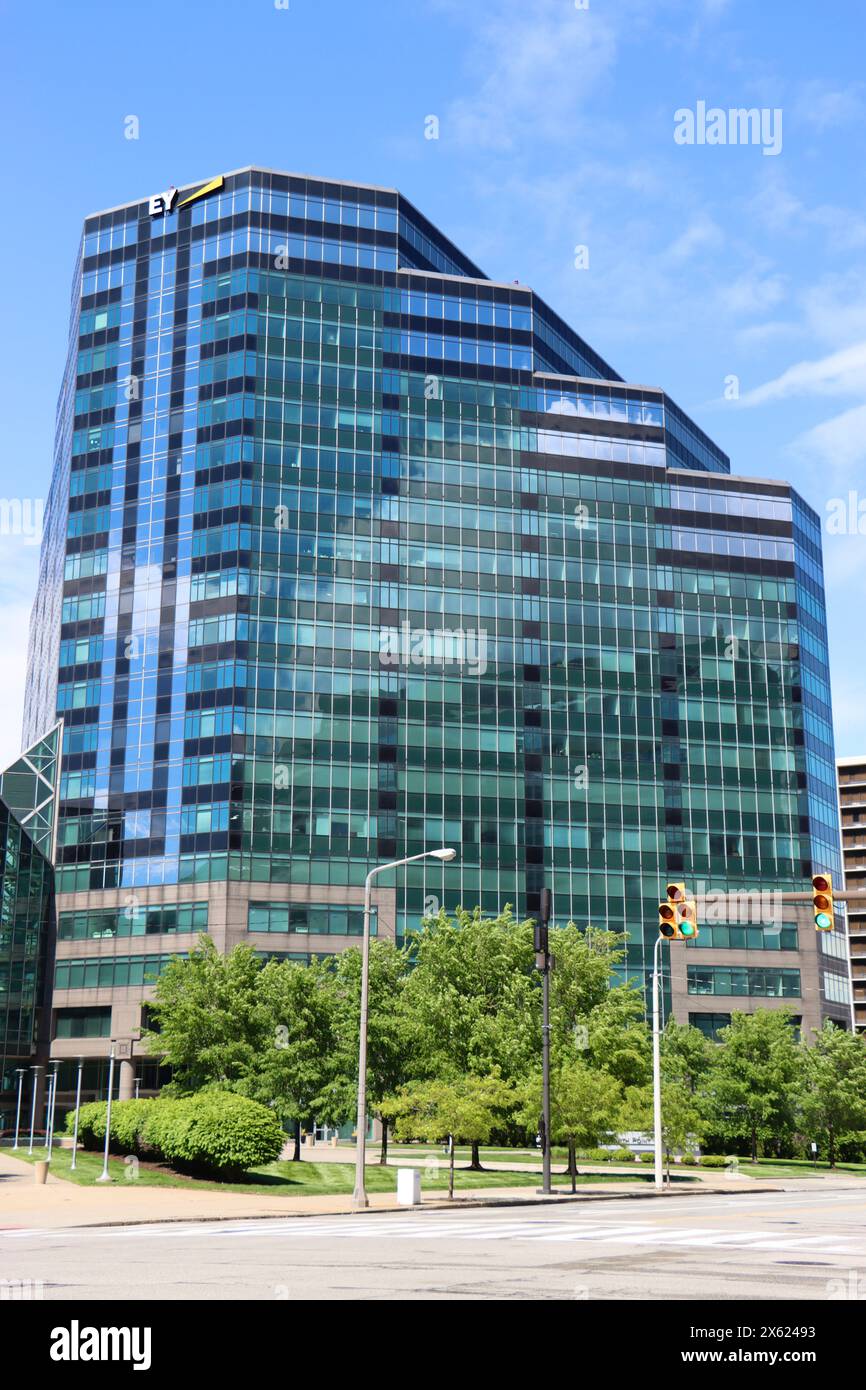 North Point Office Building and Tower downtown Cleveland in May 2024 ...