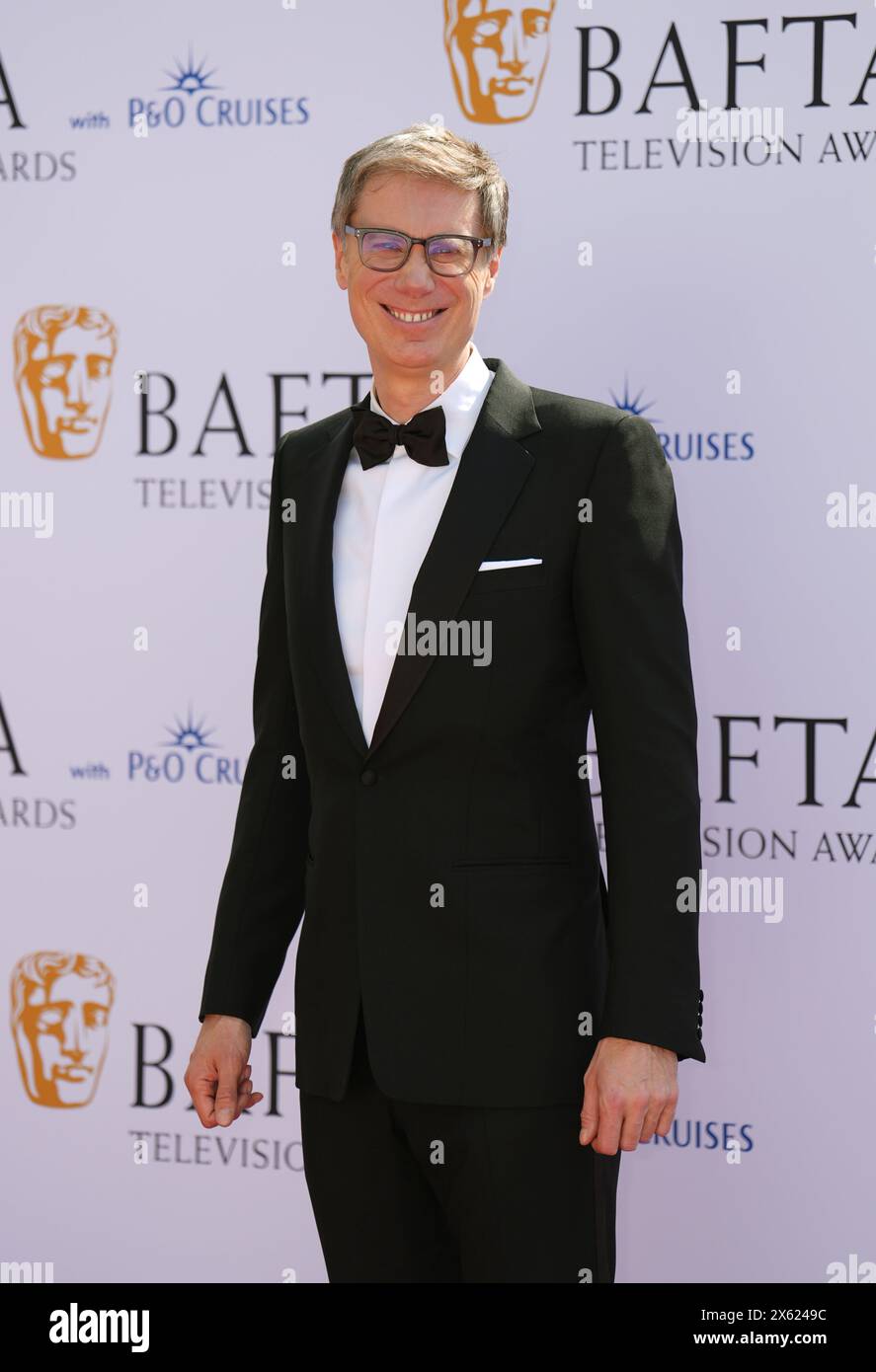 Stephen Merchant attending the BAFTA TV Awards 2024, at the Royal ...
