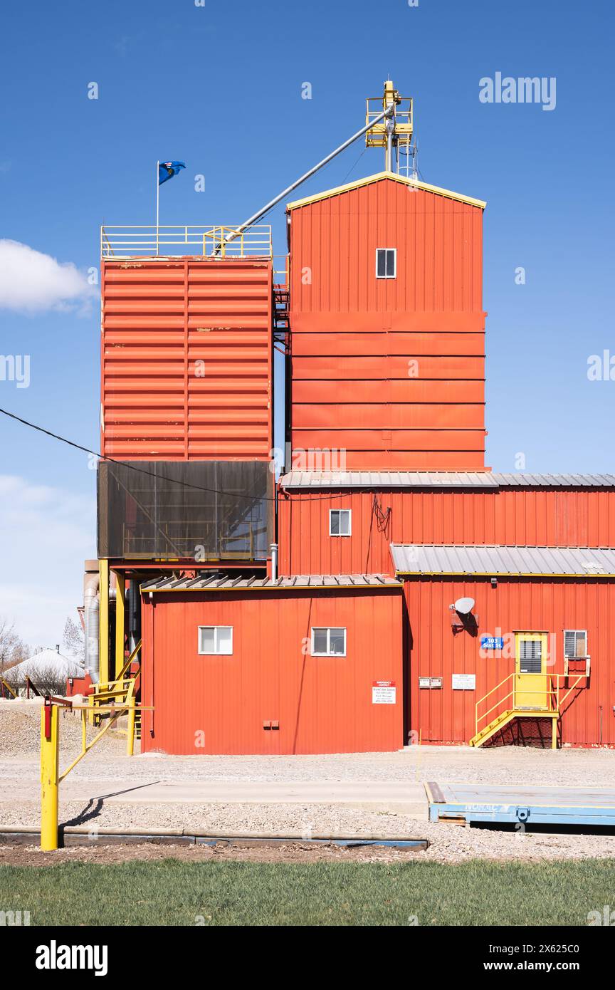 Blackie, Alberta - April 27, 2024: Seed cleaning plant or similar ...