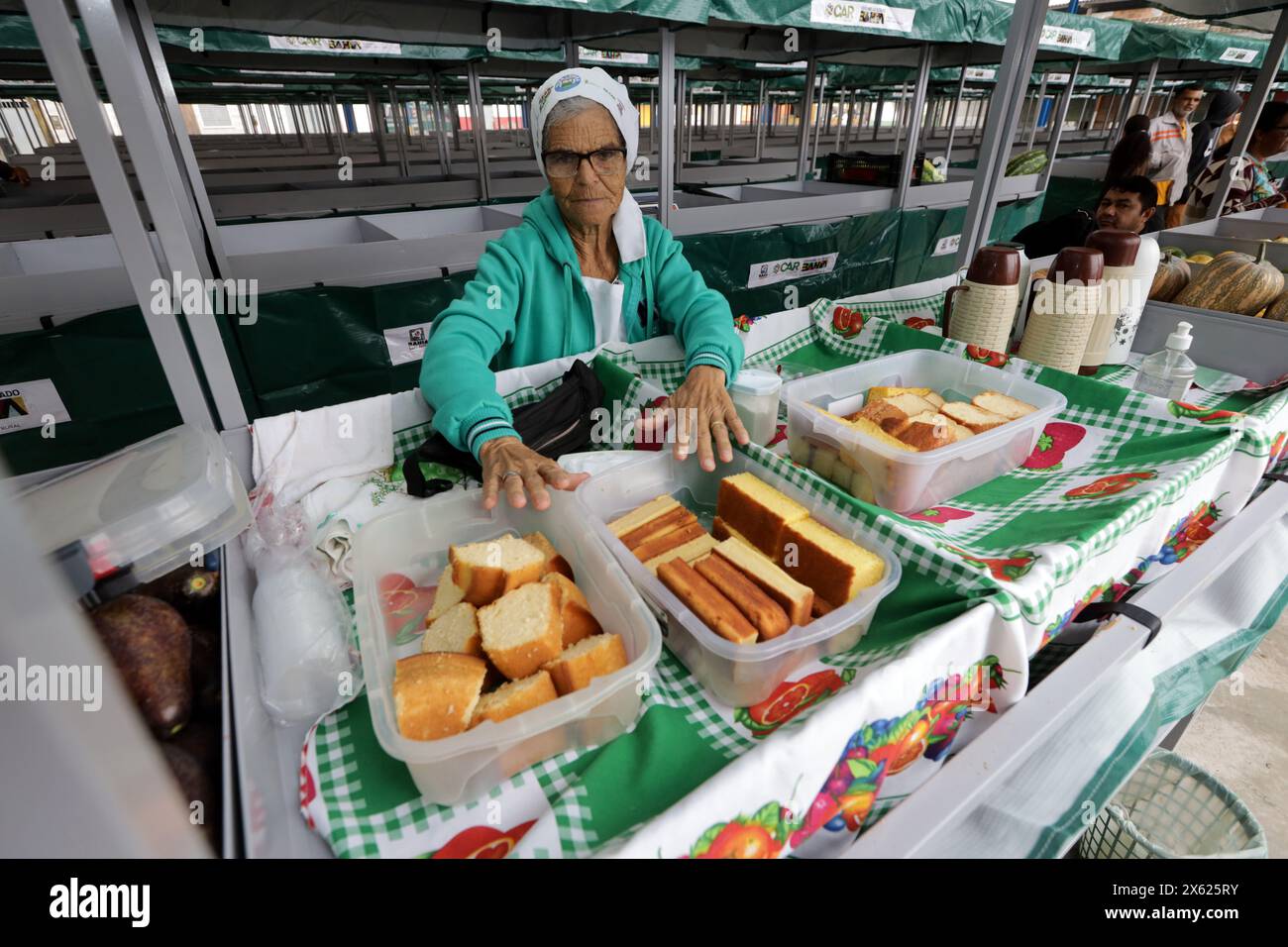 bonito, bahia, brazil - april 28, 2024: open-air market stall selling ...