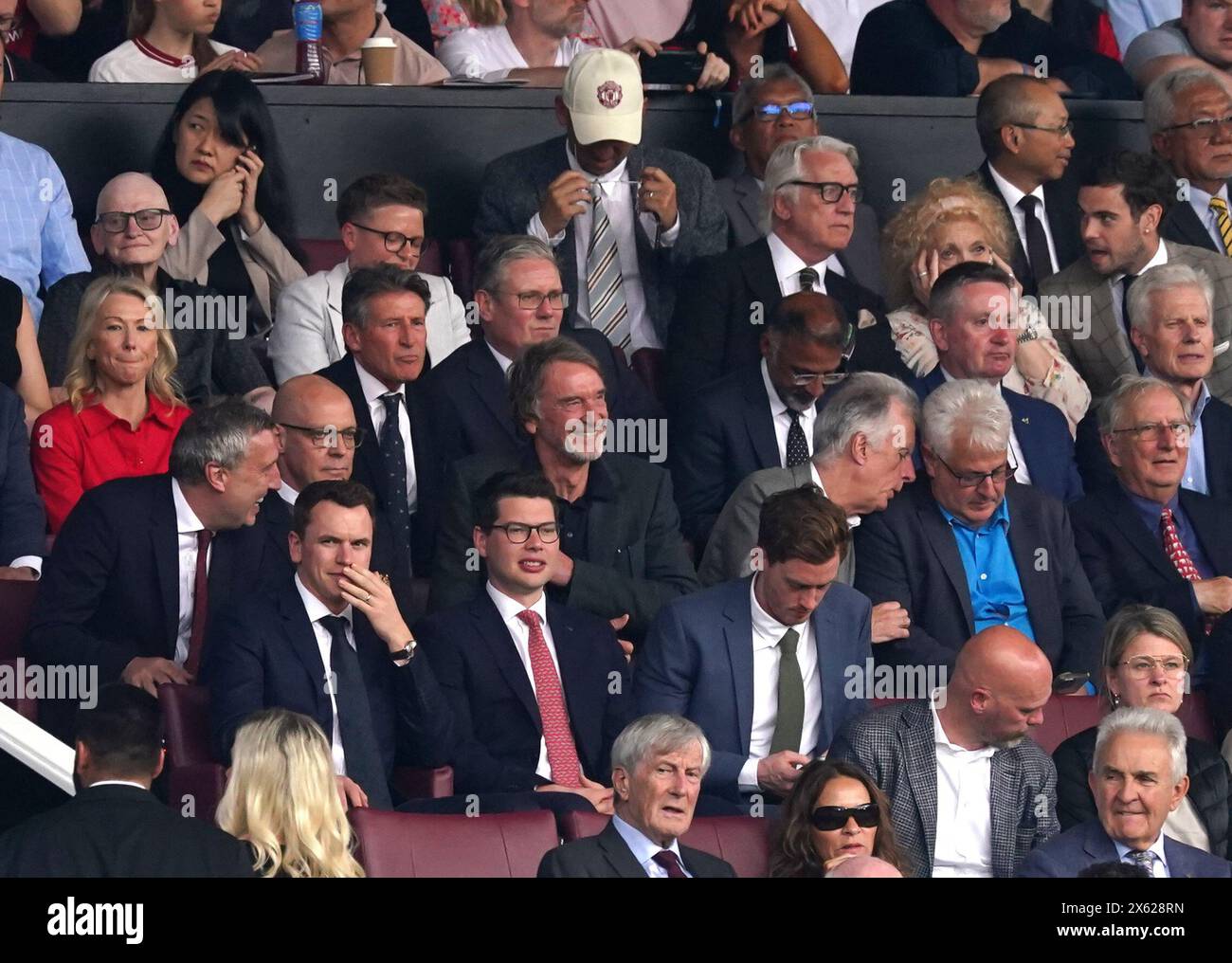 Sebastian Coe and Sir Jim Ratcliffe and Labour Party leader Sir Keir ...