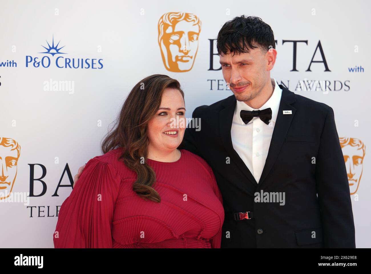 Jessica Gunning and Richard Gadd attending the BAFTA TV Awards 2024, at ...