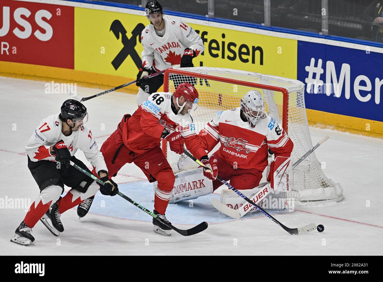 Prague, Czech Republic. 12th May, 2024. Denmark vs Canada group A match ...