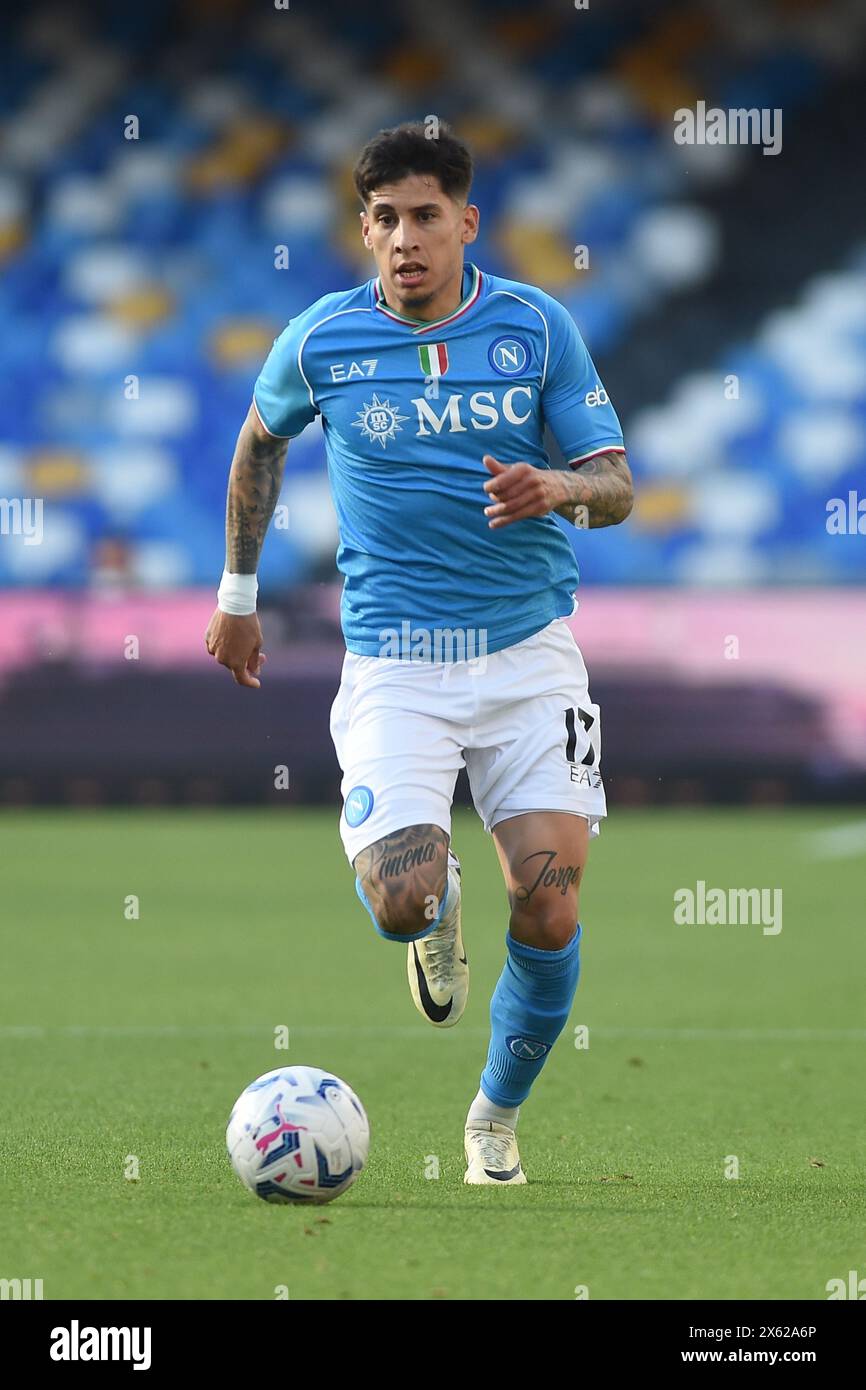Naples, Italy. 11 May, 2024. Mathias Olivera of SSC Napoli during the ...