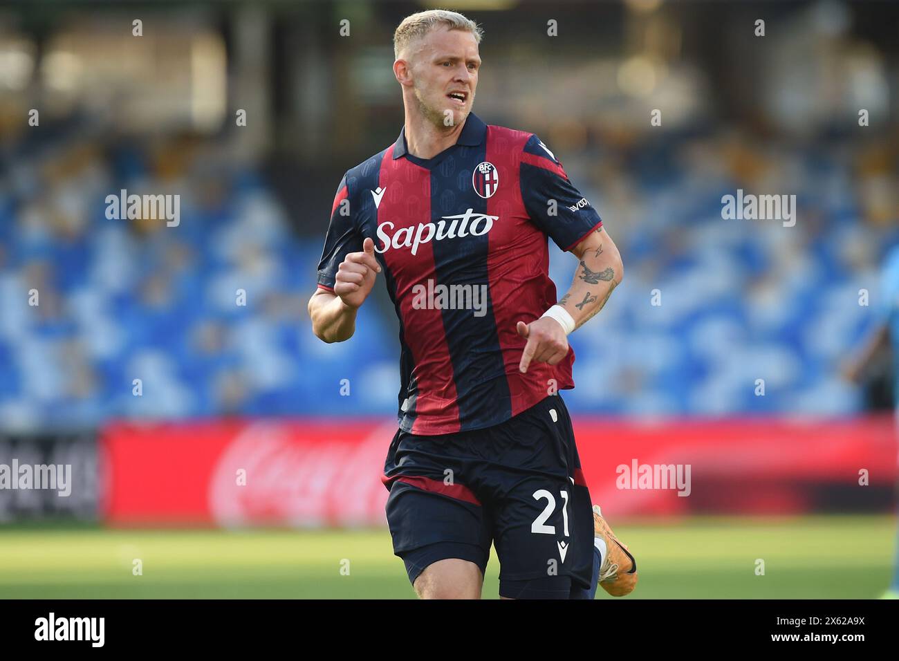 Naples, Italy. 11 May, 2024. Jens Odgaard of Bologna FC during the ...