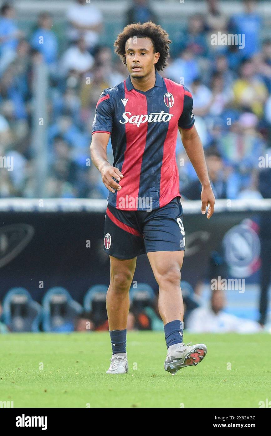 Naples, Italy. 11 May, 2024. Joshua Zirkzee of Bologna FC during the ...