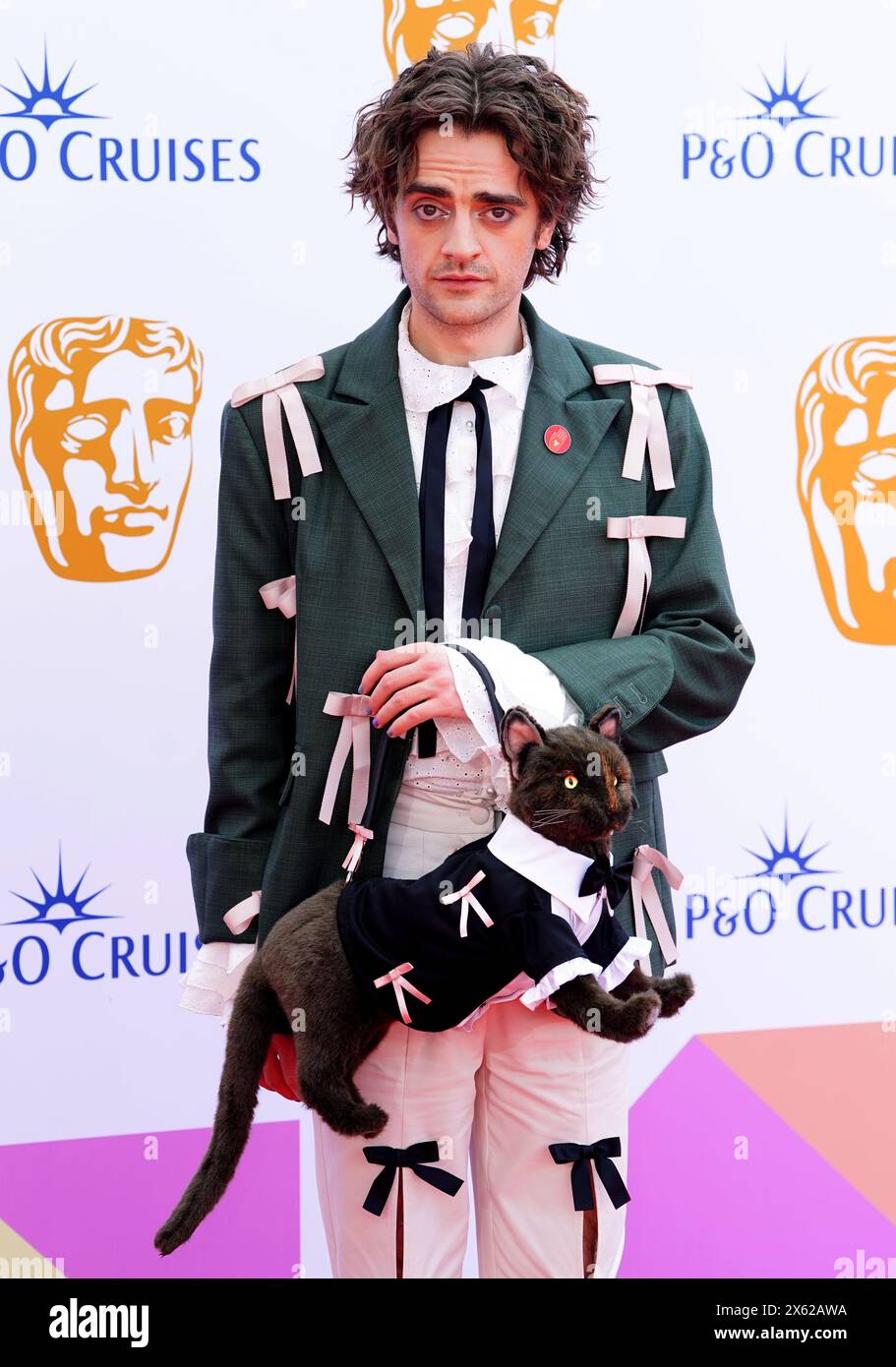Luke Rollason attending the BAFTA TV Awards 2024, at the Royal Festival ...